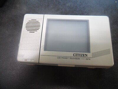 Vintage Citizen LCD Pocket Television model 06TA | eBay