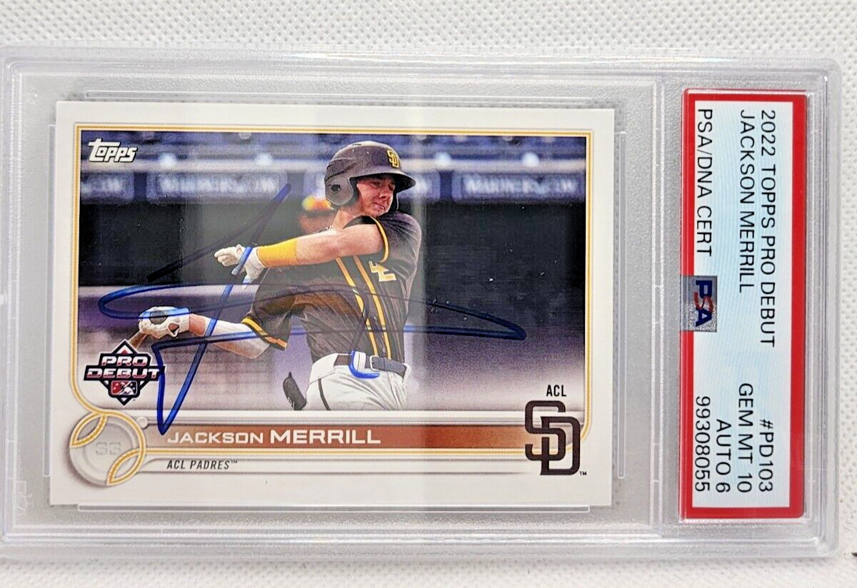 A Star is Born: Jackson Merrill Rookie and Prospect Cards