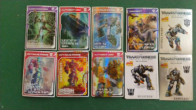 Lot of 11 TRANSFORMS Kingdom War for CYBERTRON Trilogy Trading Cards ...