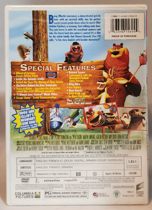 Open Season (DVD, 2006) | eBay