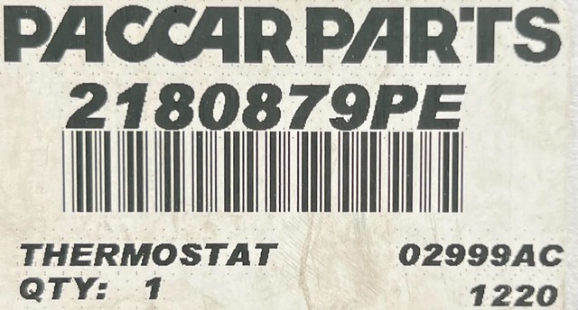 2180879PE | Genuine Paccar Coolant Thermostat for sale online | eBay