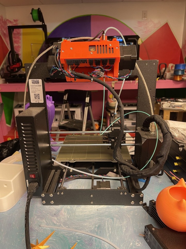 Original Prusa i3 MK3 3d Printer, MMU2s Multi Material Package Open Box ...