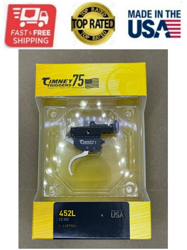 NEW Timney CZ 452 L 452L Adjustable Trigger for .22LR 17M2 Pull Weight ...