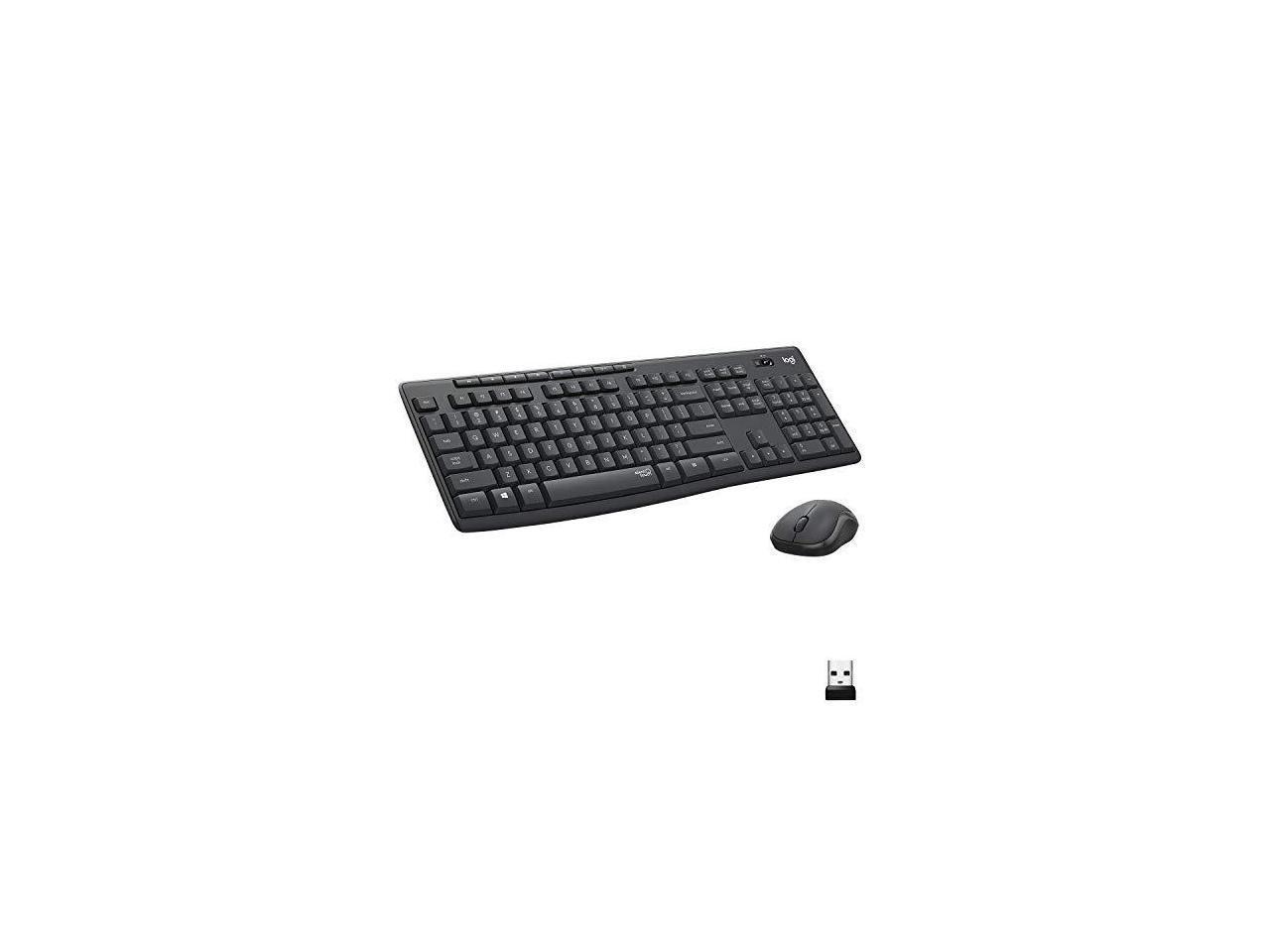 Logitech MK295 Wireless Mouse & Keyboard Combo - Graphite 920-009782 ...