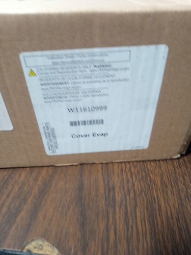 w11610999 OEM Whirlpool Refrigerator Evap Cover Assembly for sale ...