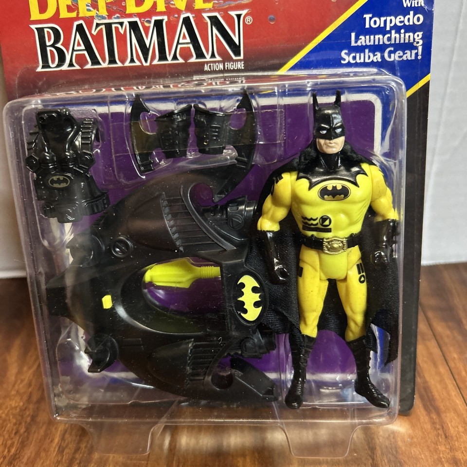 Batman Returns Kenner Deep Dive Batman w/ Torpedo Launching Scuba Gear ...