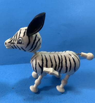 Vintage LOVELY ANIMALS Wind-Up Toy FLOPPITY ZEBRA Made in TAIWAN | eBay