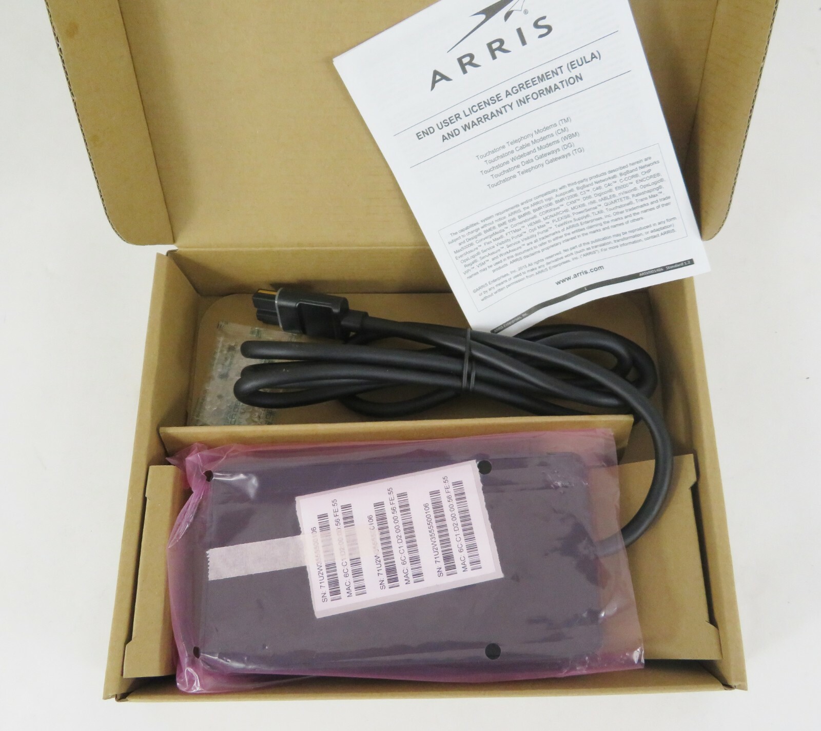 NEW Xfinity Arris XBB1-A Charger Adapter Battery Backup Li-ion 57WH 8 ...