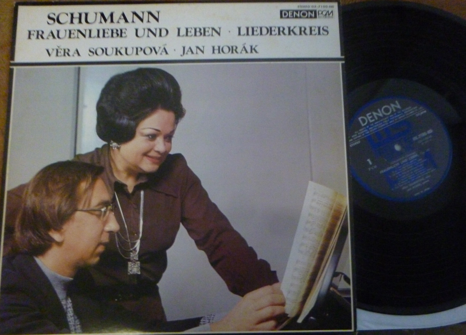 VERA SOUKUPOVA - JAN HORAK / SCHUMANN frauenliebe und leben ... / DENON ...
