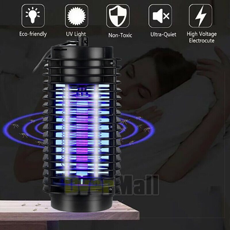 Electric Mosquito Insect Killer Zapper LED Light Fly Bug Trap Pest ...