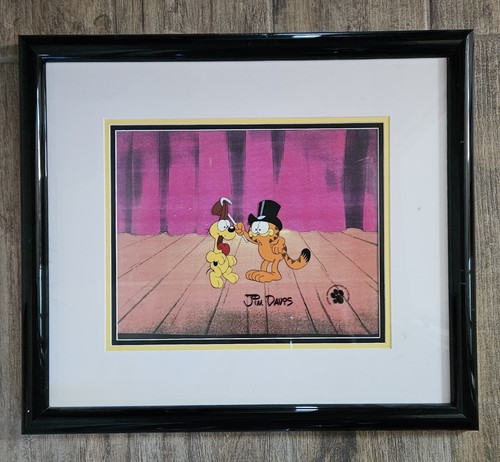 Garfield production animation Animation Cel Garfield And Odie - Framed ...