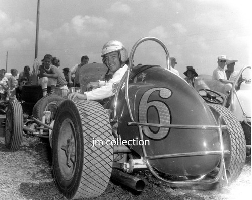 RARE 8X10 SPRINT CAR PHOTO OF JOHNNY RUTHERFORD 1964! | eBay