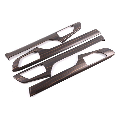 For Toyota Highlander Wood Grain Interior Door Panel Cover Strip Trim ...