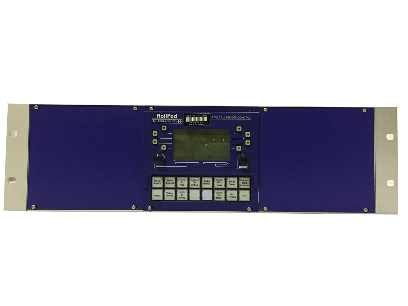 Snell & Wilcox ROLLPOD RollCall Remote Control CONFIGURABLE CONTROL ...