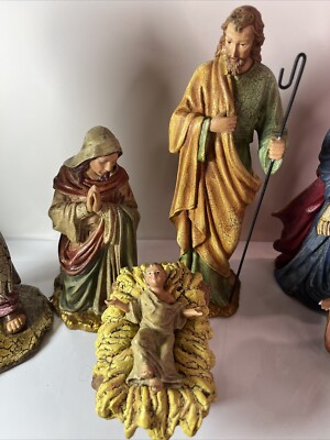 Department 56 Renaissance Nativity Set 11 Pieces Christmas Original Box ...