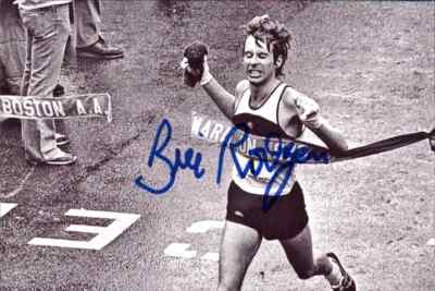 Bill Rodgers Signed 4x6 Photo Runner Boston Marathon New York City Long ...