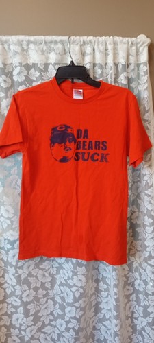 Vintage Orange "DA BEARS SUCK" T-shirt in Men's Small. Unused condition ...