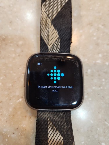 FitBit Versa 2 Black Smart Watch Tracker - Used | eBay