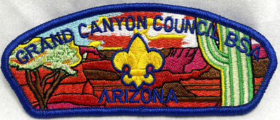 Grand Canyon Council Shoulder Strip CSP BSA Patch Boy Scouts | eBay