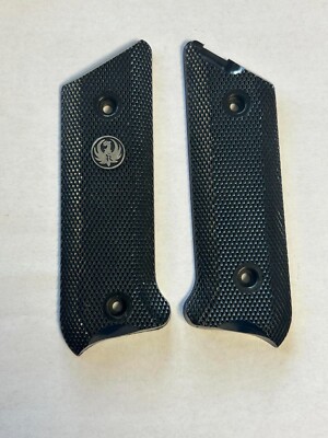 Ruger Factory Part-Standard Pistol-MK II-Grip Set-Plastic w/ Medallion ...