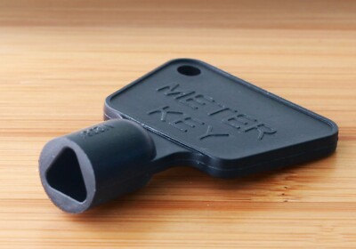 BLACK METER BOX KEY Gas Electricity Water Service Utility Reading ...