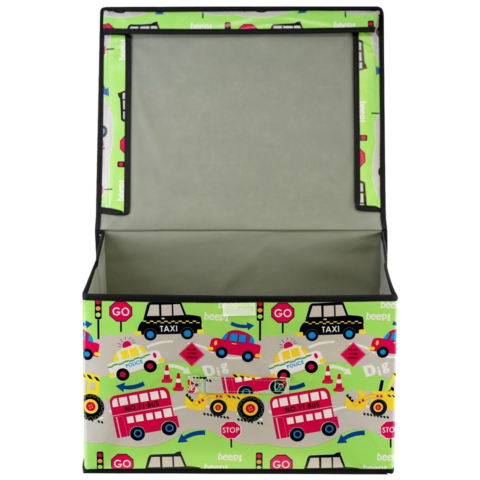 Large Collapsible Storage Box Folding Jumbo Storage Chest Kids Room Toy ...