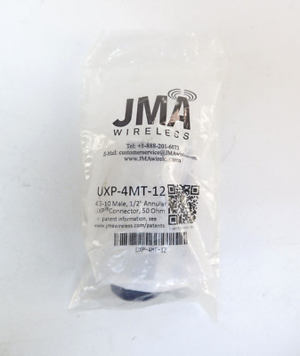 JMA Wireless UXP-4MT-12 4.3-10 Male Connector for 1/2 in Annular Plenum ...