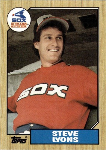 STEVE LYONS 1987 Topps Tiffany #511 BUY ANY 2 ITEMS FOR 50% OFF ...