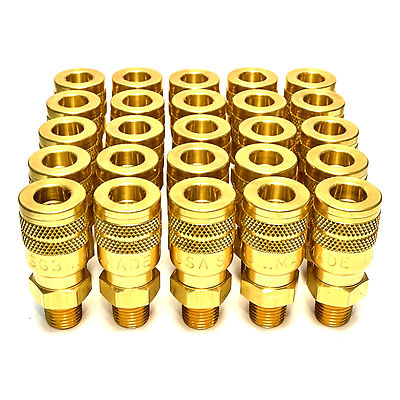 25 Foster Quick Connect 1/4" Male NPT Air Hose Coupler - Milton M Style ...