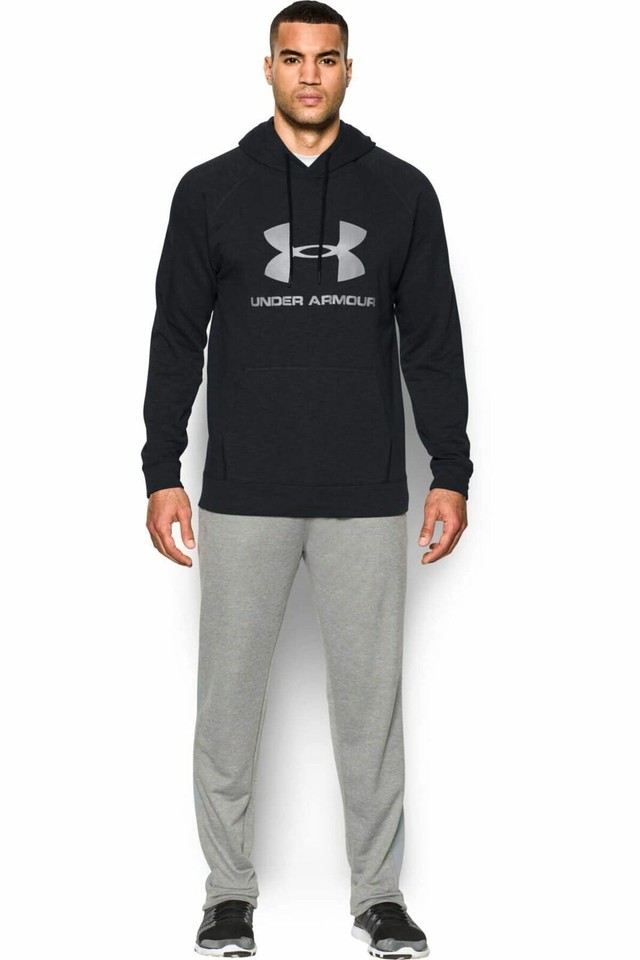 [1290256-001] Mens Under Armour Sportstyle Triblend Pullover Hoodie | eBay