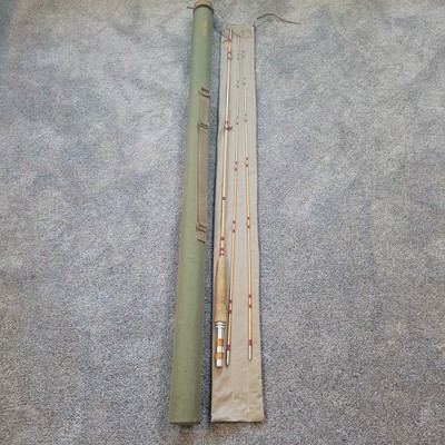 Headwaters Bamboo Fly Rod-Deluxe Series Santiam-7ft/4wt-Med-2 Tips-Hard ...