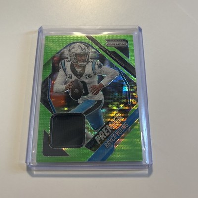 2025 Prizm Bryce Young Premier Patch Neon Green Pulsar Prizm SP QB ...