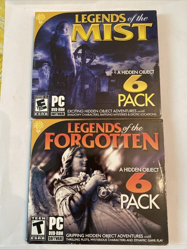 Lot - Legends of the Mist and Forgotten - Hidden Objects PC DVD-ROM Games | eBay