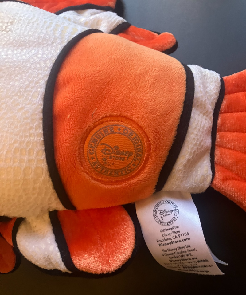 DISNEY FINDING NEMO PLUSH SOFT CUDDLY TOY FISH ORANGE PRE OWNED | eBay UK