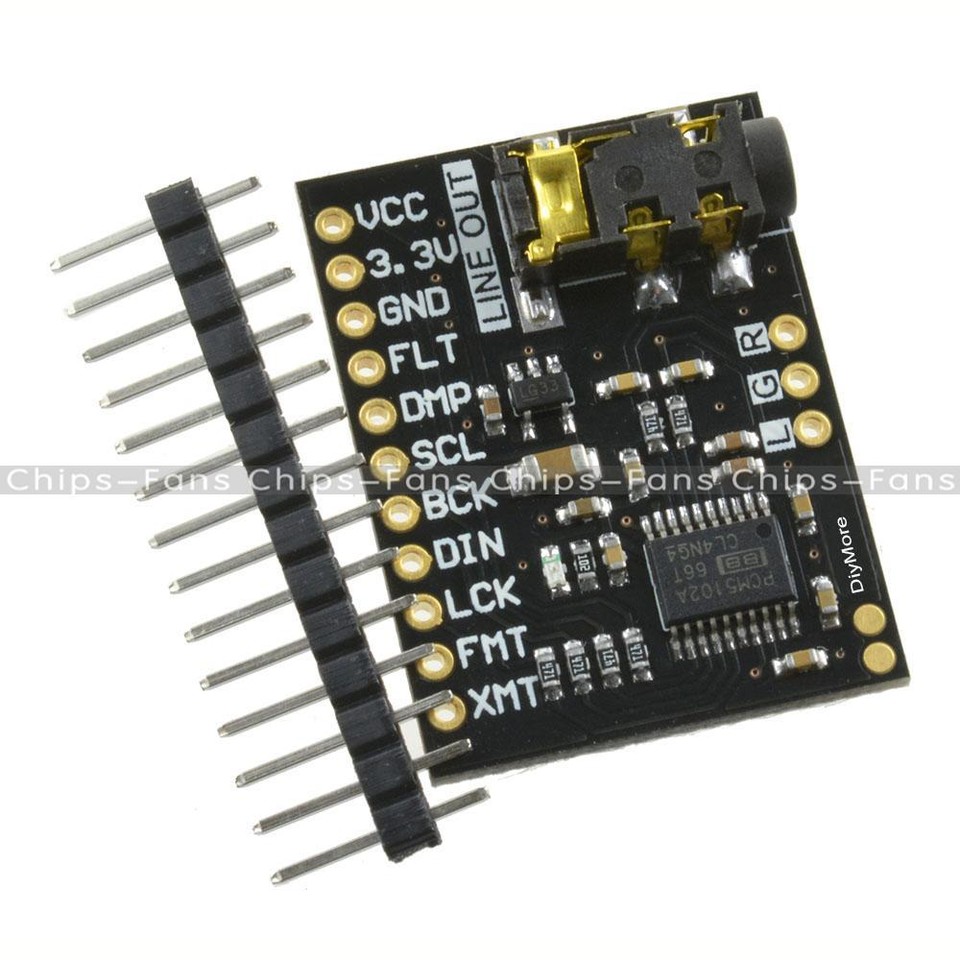 I2S PCM5102A DAC Decoder 32bit Player Module ES9023 PCM1794 For ...