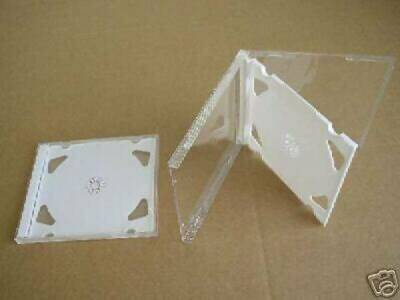 1200 NEW DOUBLE 2 CD JEWEL CASES WITH WHITE TRAY 2CDWHT | eBay