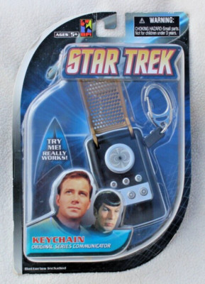 NEW #1353 STAR TREK KEYCHAIN ORIGINAL SERIES COMMUNICATOR IN PACKAGE | eBay