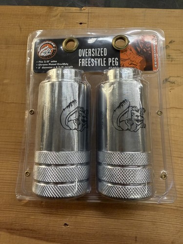 MONGOOSE BMX ORIGINAL BICYCLE PEGS OVERSIZED FREESTYLE | eBay