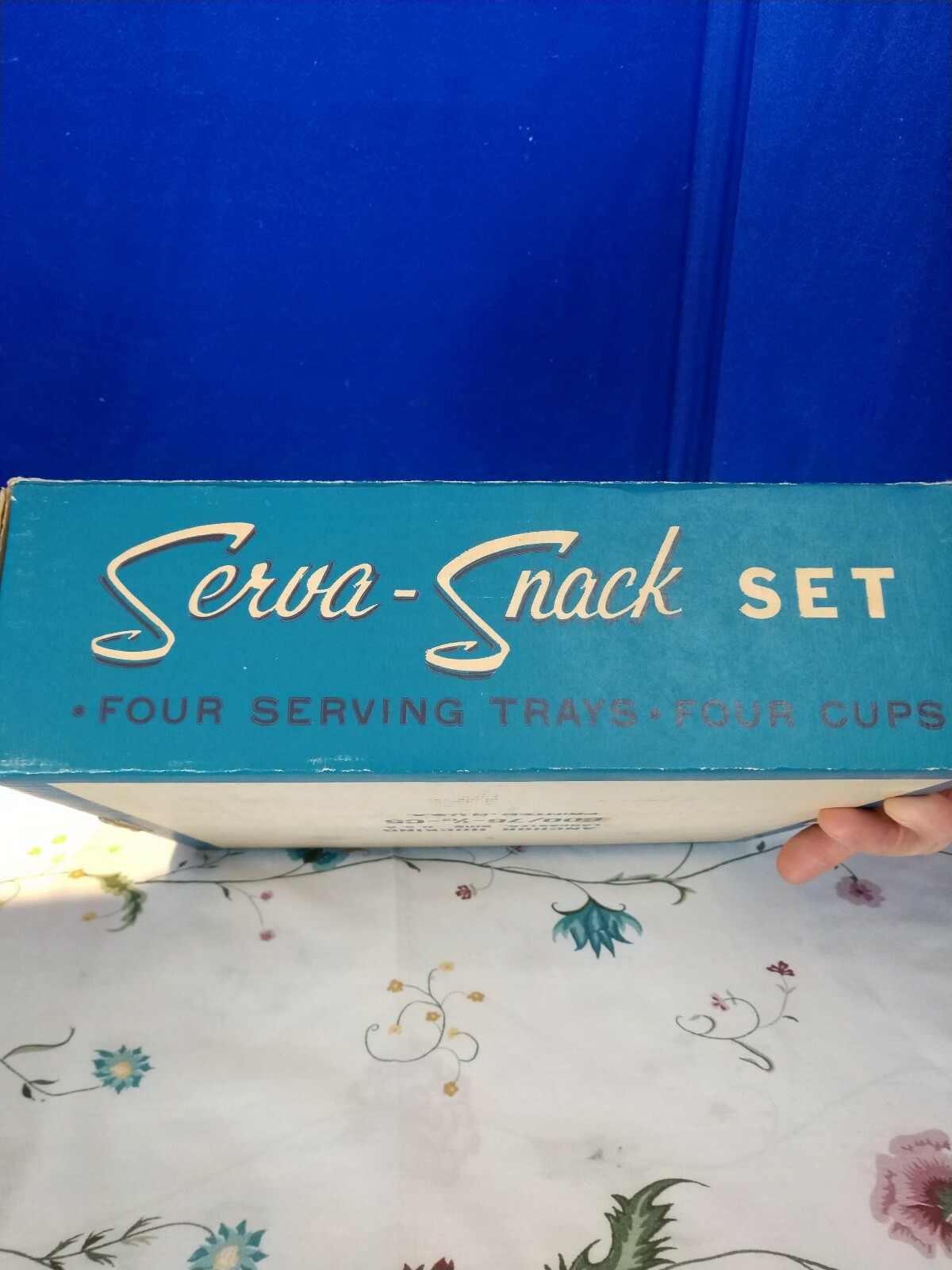 Vintage 8 Piece Serva-snack Set, anchor Hocking. | eBay