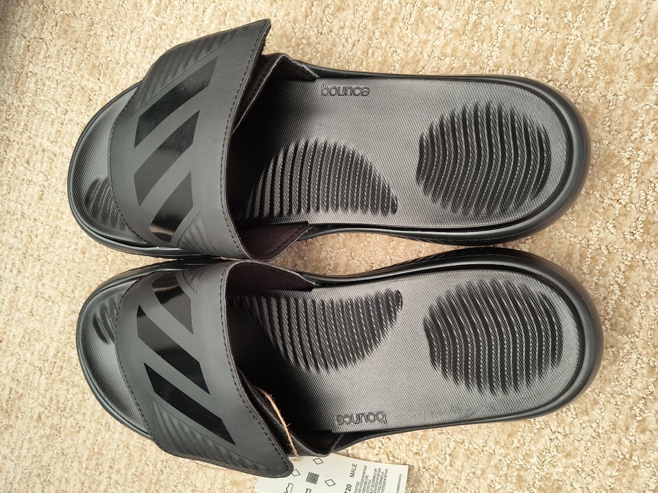 Adidas Alphabounce Men's Slide Sandal, Size 10 - Black 191040641107 | eBay