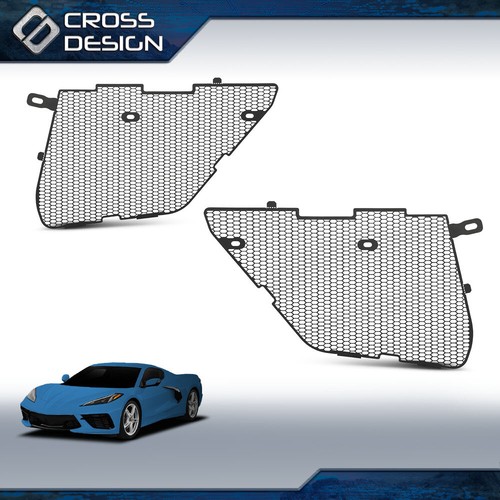 Fit For 2020-2025 Corvette C8 Z51 Front Mesh Grille Covers Radiator ...