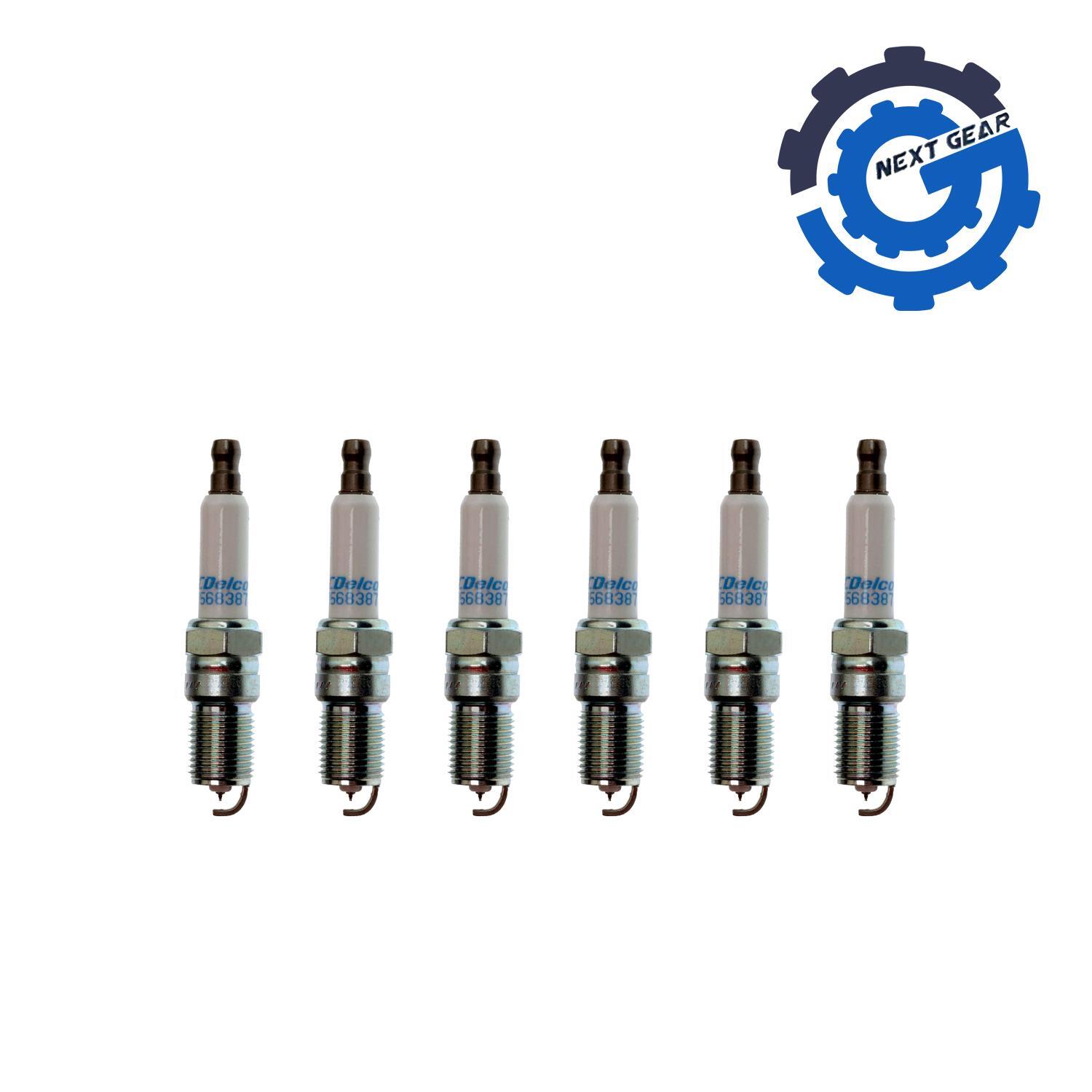 Set of 6 New ACDelco Iridium Spark Plug 1996-2014 GM Vehicles 12568387 ...
