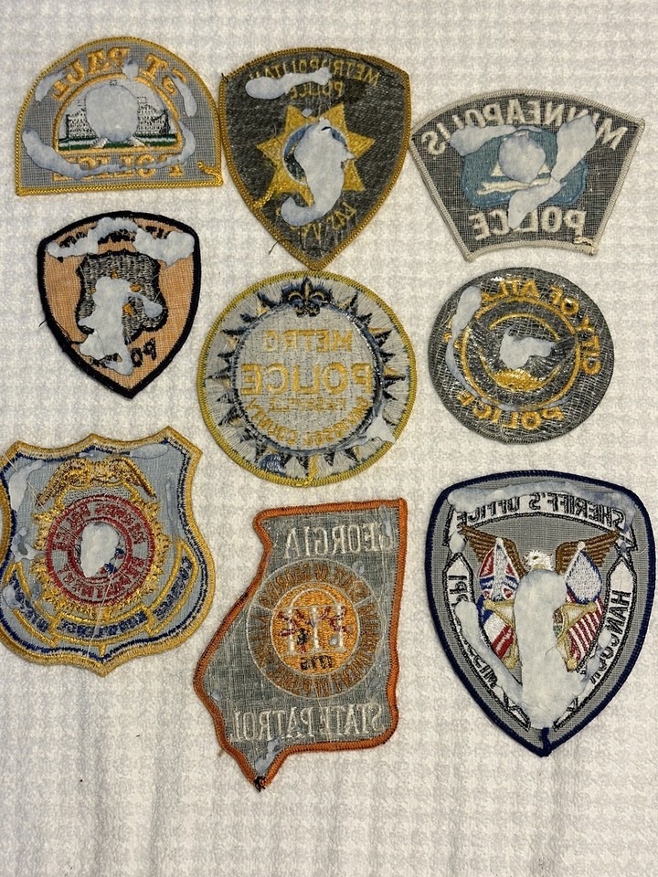 Various Police Shoulder Patches Atlanta, Metro Nashville, Georgia State ...