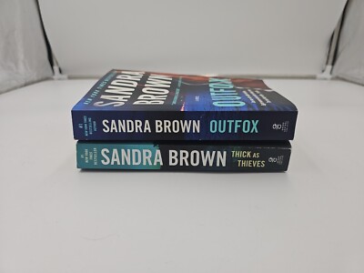 Sandra Brown Books Lot Of 2 - Thick As Thieves Outfox Paperbacks | eBay
