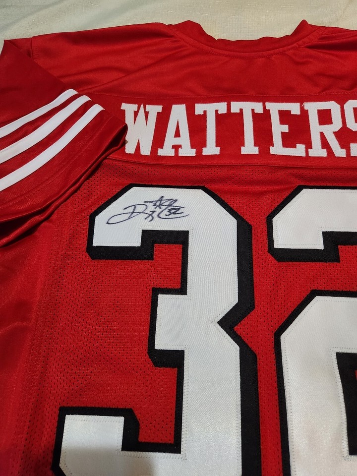 Ricky Watters signed custom Jersey auto autograph JSA size XL CERTIFIED ...