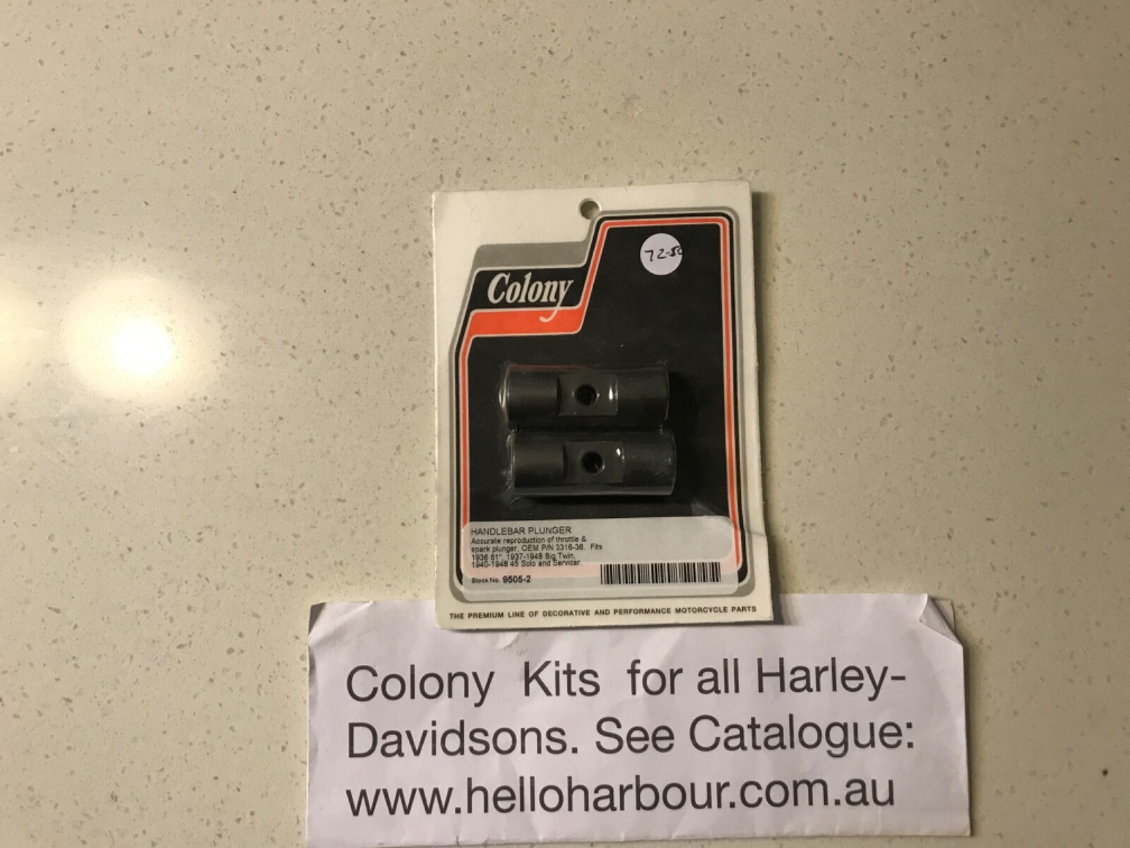 Harley Handlebar plunger 1936 61”, 1937-48 Big Twin. 1937-48 45s col ...