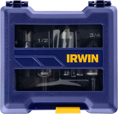 Irwin Metal Countersink Drill Bit Set, 5 Piece. 1877793 | eBay