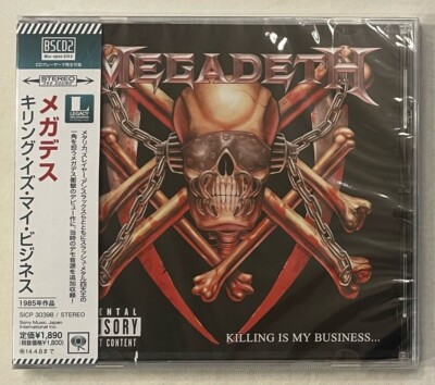 Megadeth - Killing Is My Business + 3 Bonus (Japan Blu Spec CD w/OBI ...