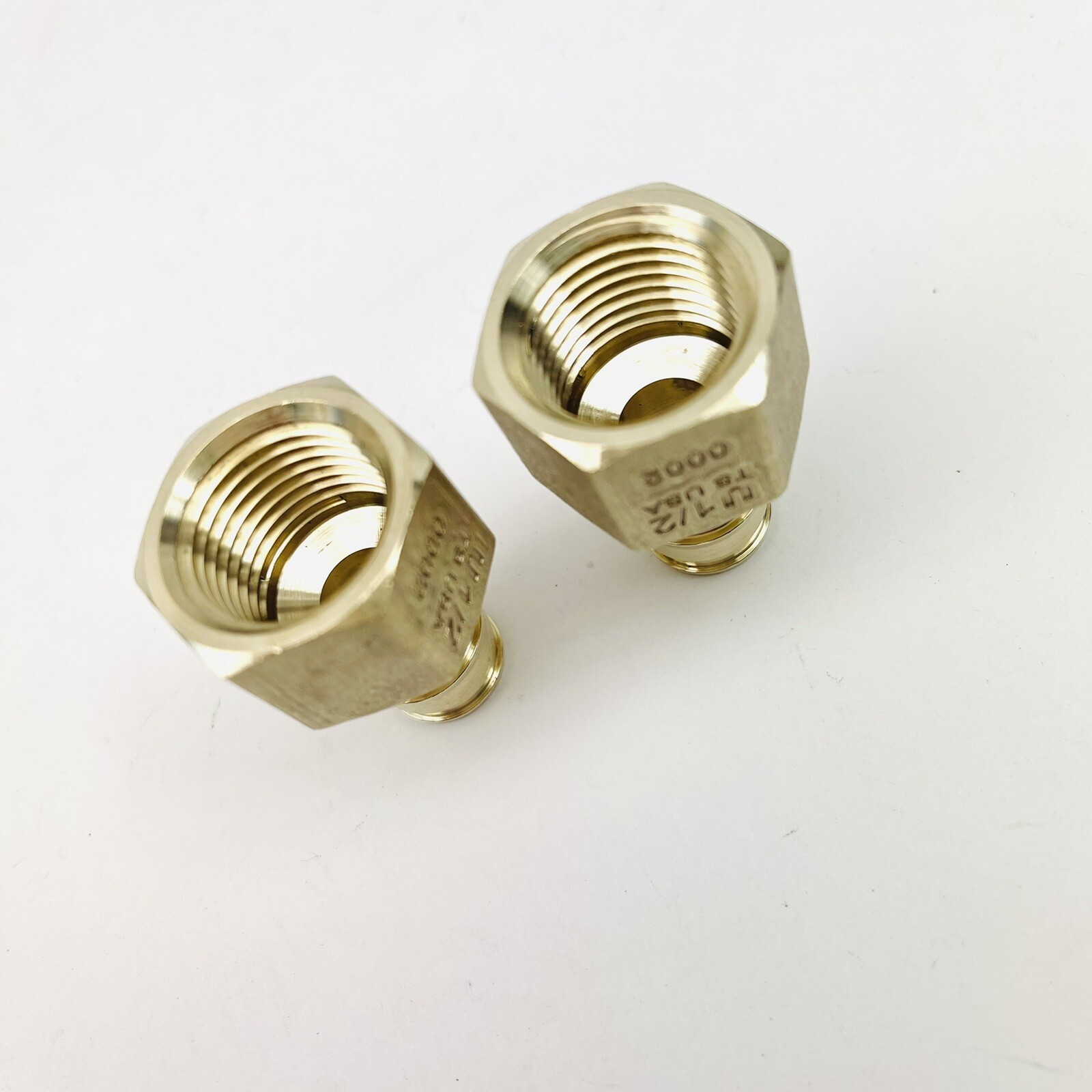 2-PACK UPONOR LF4575050 1/2" PEX X 1/2" NPT ProPEX LF BRASS FEMALE ...