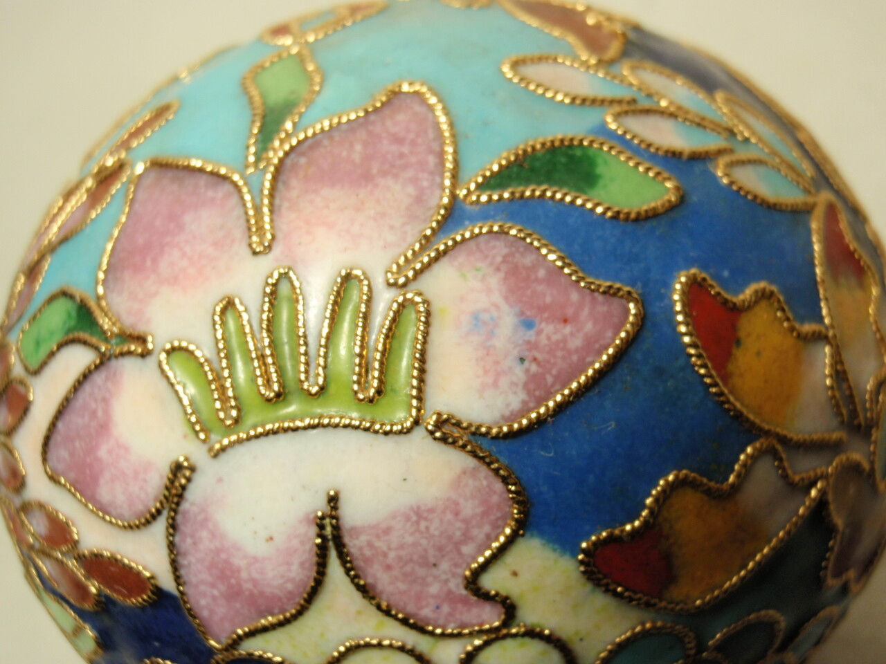 Chinese Cloisonne Enamel Round Paper Weight Paperweight | eBay